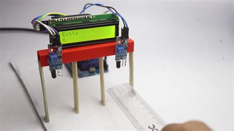 arduino people counter machine diy 5 steps with pictures instructables