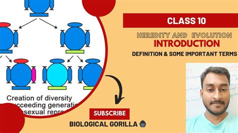 Class10 Heridityandevolution Introduction Definition And Important Terms Youtube