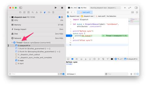 Swift Does Dispatchqueue Run In Its Own Thread Stack Overflow