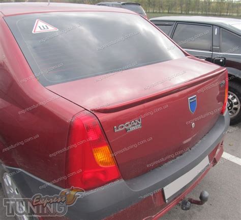 Спойлер Рено Логан 1 (задний спойлер на багажник Renault Logan 1) Aom ...
