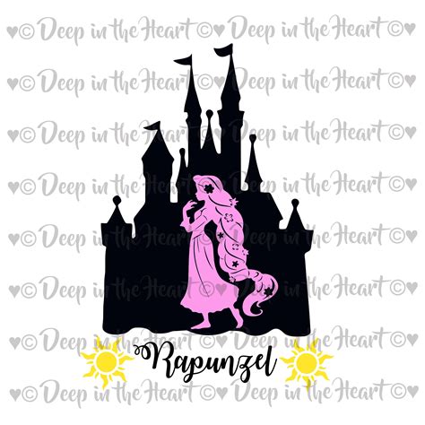 Rapunzel Disney Princess Silhouette