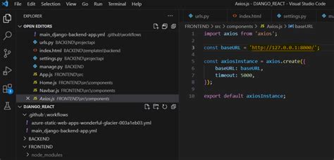 Deploy Django And React On Azure 5 Deploy React Code On Azure Cbi