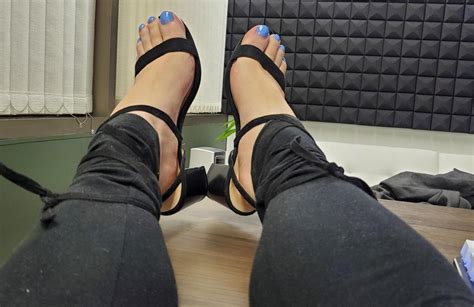Femboy Feet Heels Blue Toes By Femboyfeet On Deviantart