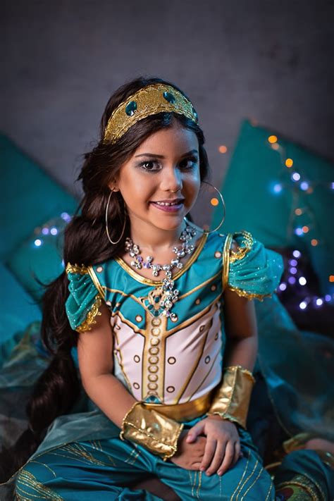 Fantasia Princesa Jasmine Verde Luxo Aladdin Toda Encanto Fantasias Infantis E Beb S