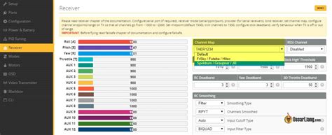 Fixing Channel Map In Betaflight And OpenTX Oscar Liang