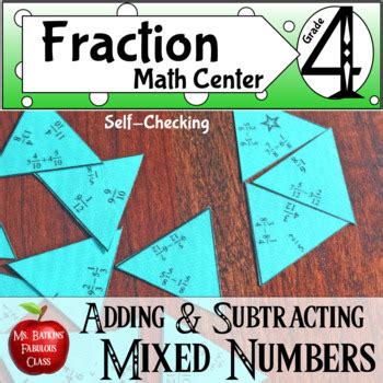 Fractions Adding And Subtracting Mixed Numbers With Like Denominators