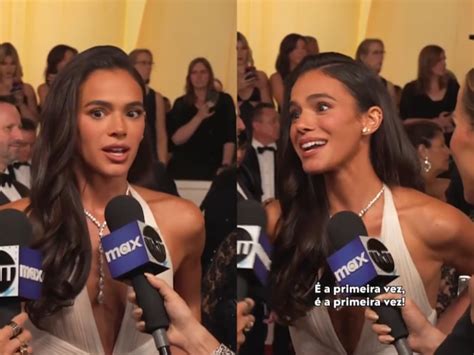 Bruna Marquezine celebra o cinema nacional em entrevista no tapete ...
