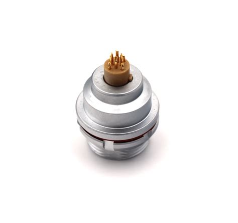 Self Locking Circular Push Pull Connectors Zeg 1k 8 Pin Socket Connector