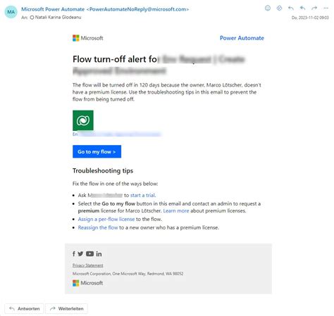 📧 ☁️ Just Received A Few Emails From Microsoft Power Automate Warning