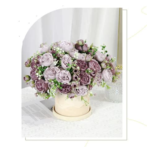 Искусственные розовые и белые розы шелковые розы букет искусственные цветы украшение для