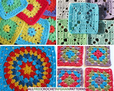 Step By Step Granny Square Crochet Pattern