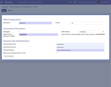 Odoo Clicksend Sms Gateway Webkul