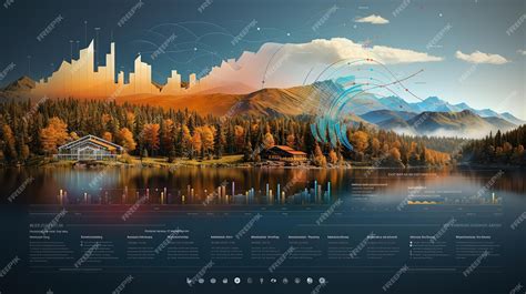 Premium Photo Abstract Info Graphics Visualization Big Data Code