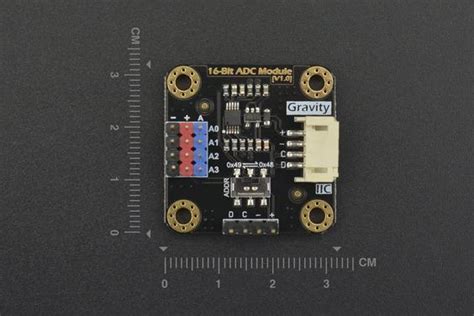 Gravity I2c Ads1115 16 Bit Adc Module Arduino And Rasppi Compatible Dfrobot Dfrobot