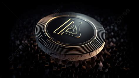Cartoon Style 3d Rendering Of Algorand Or Algo Black Coin In The World ...