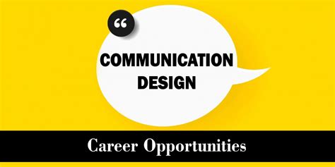 Communication Design Career Opportunities