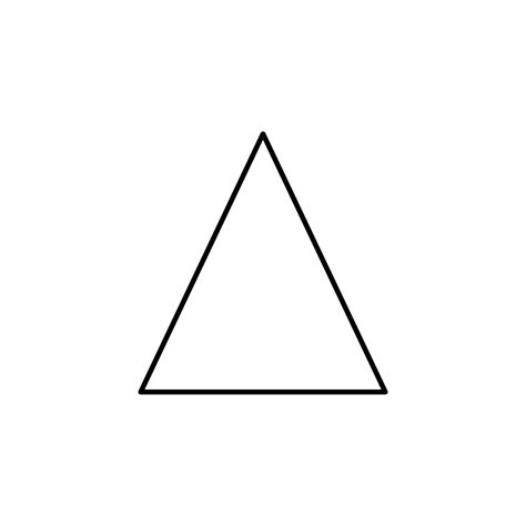 Isosceles Triangle Vector Icon 22859624 Vector Art At Vecteezy