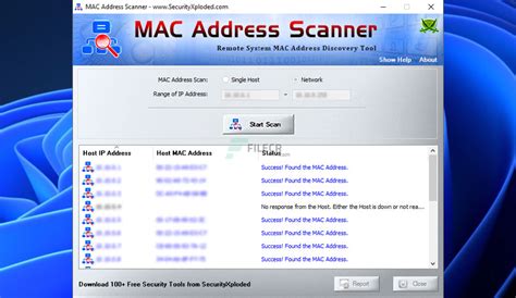 MAC Address Scanner 7 0 Full Version Free Download FileCR