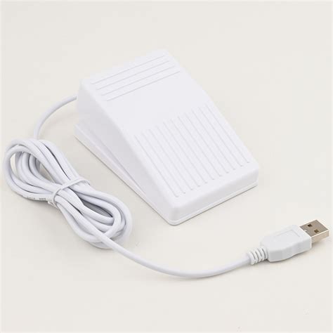 Ikkegol Usb Photoelectric Foot Control Action Mute Switch White 10020w