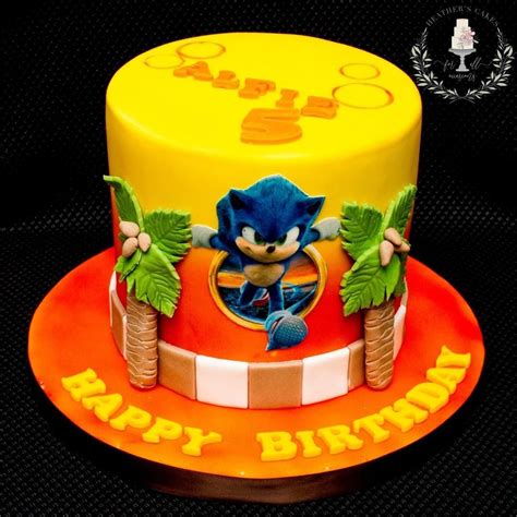 Sonic Cake For A Hedgehog Fan