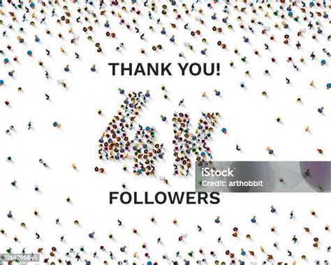 팔로워 여러분 4k 온라인 소셜 그룹 해피 배너 축하 벡터 4k해상도에 대한 스톡 벡터 아트 및 기타 이미지 4k해상도 감사합니다 공동체 Istock
