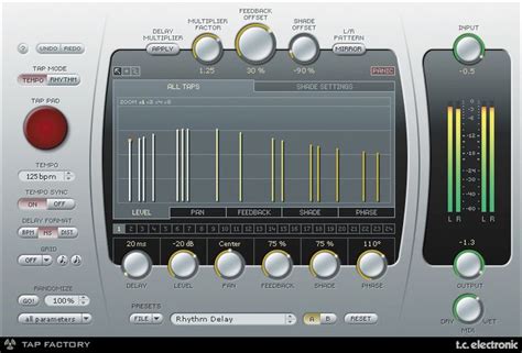 Tc Electronic Tap Factory Multi Tap Delay Reverb Hybrid Plug In Fiveworks