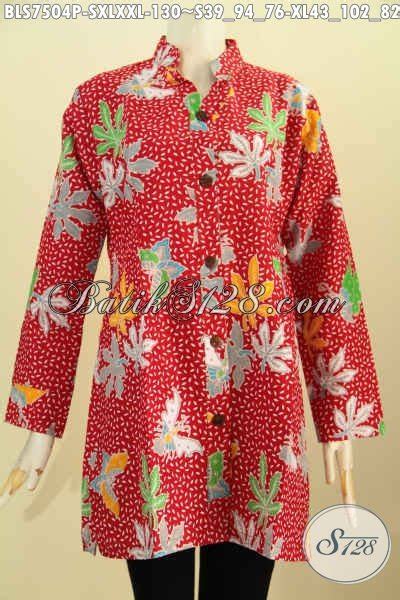Jual Batik Blus Sashi Istimewa Aneka Pakaian Batik Wanita Muda Dan Dewasa Kerah Shanghai