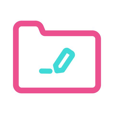 Edit Folder Icon Two Tone Vector Art At Vecteezy