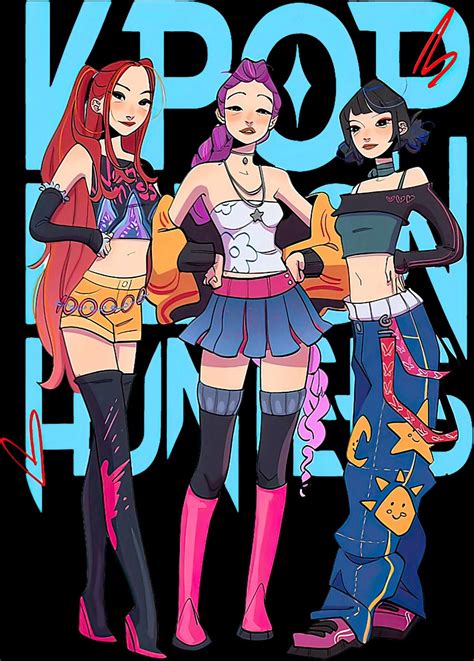 Kpop Demon Hunters Png Anime Clipart Digital Download Etsy