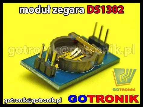 Moduł Zegar Czasu Rzeczywistego Ds1302 Rtc