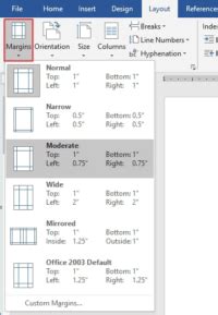 Ways To Change Margins In Microsoft Word Software Accountant