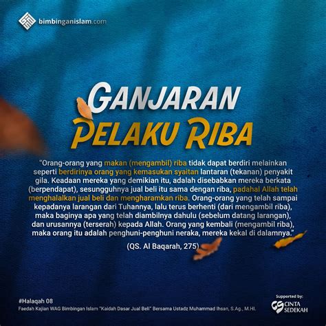 Poster Islami Ganjaran Pelaku Riba