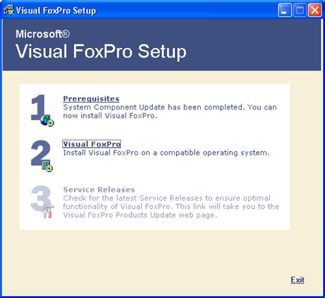 Tips de Programación Visual FoxPro 9 0 Instalación Visual FoxPro 9 0