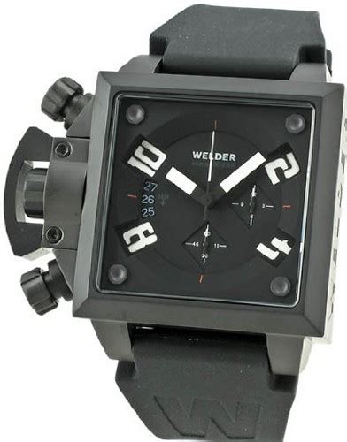 Welder K25b 4703 K25b Chronograph Black Ion Plated Stainless Steel