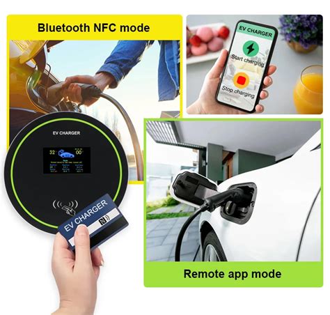 Kw A Lcd Display Ev Wallbox Wall Mounted Ev Charging Station With Type Plug Ev Cable Buy