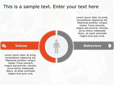 Values Behaviours PowerPoint Template