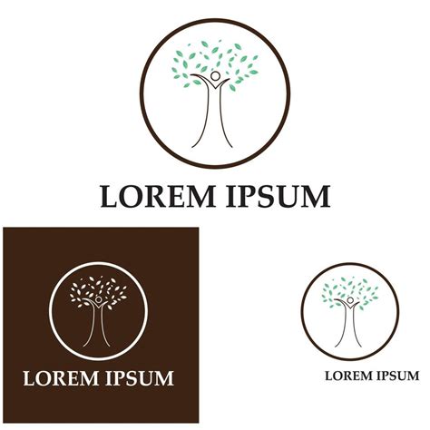 Creative Human Tree Concept Logo Design Template 6985787 Vector Art At Vecteezy