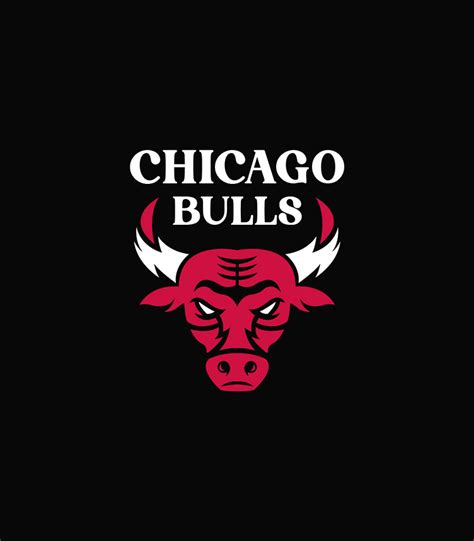 Chicago Bulls Logo Art Chicago Bulls Concept Logo By Mark Crosby On