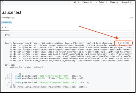 Exploring Playwrights Feature “copy Prompt”