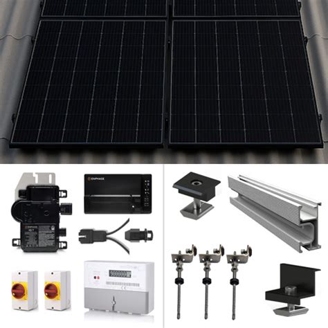 Plug In Solar 500w 1 Panel New Build Solar Power Kit With Corrugated