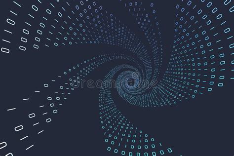 Technology Network Digital Binary Code Big Data Transmission And