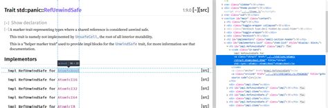 Implementors In Documentation Arent Clickable · Issue 57695 · Rust