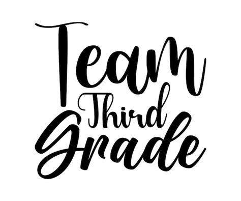 Premium Vector Team Third Grade Tshirt Back To School Funny Teacher