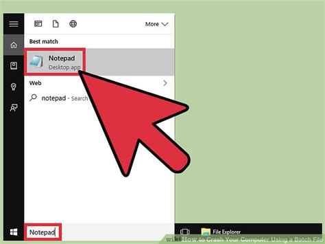 how to crash your computer using a batch file 14 steps