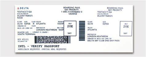 Delta Boarding Pass Font