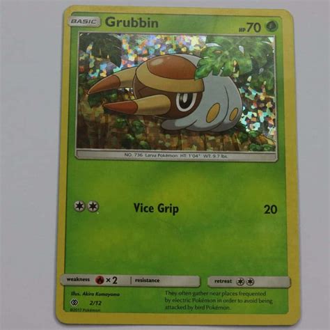 Download Grubbin Pokemon Card Wallpaper