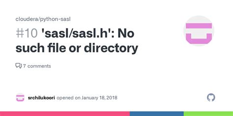 Sasl Sasl H No Such File Or Directory Issue Cloudera Python Sasl GitHub