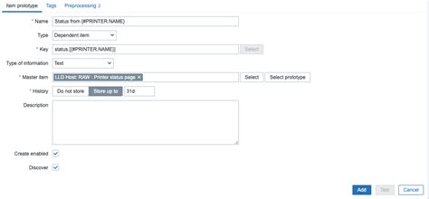Dependent Lld Zabbix Book