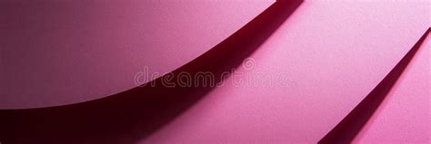 Abstract Pink Waves Created By Textured Paper Folds In A Contemporary Art Setting Stock Image