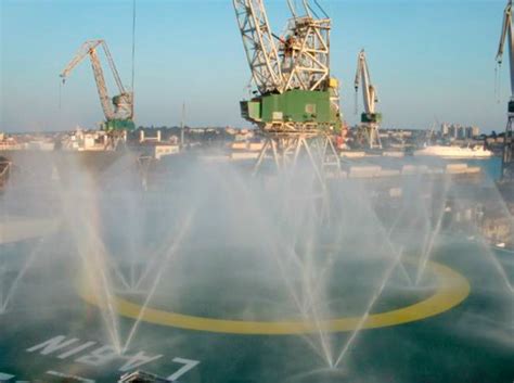 Deck Integrated Fire Fighting System DIFFS Helitecnica
